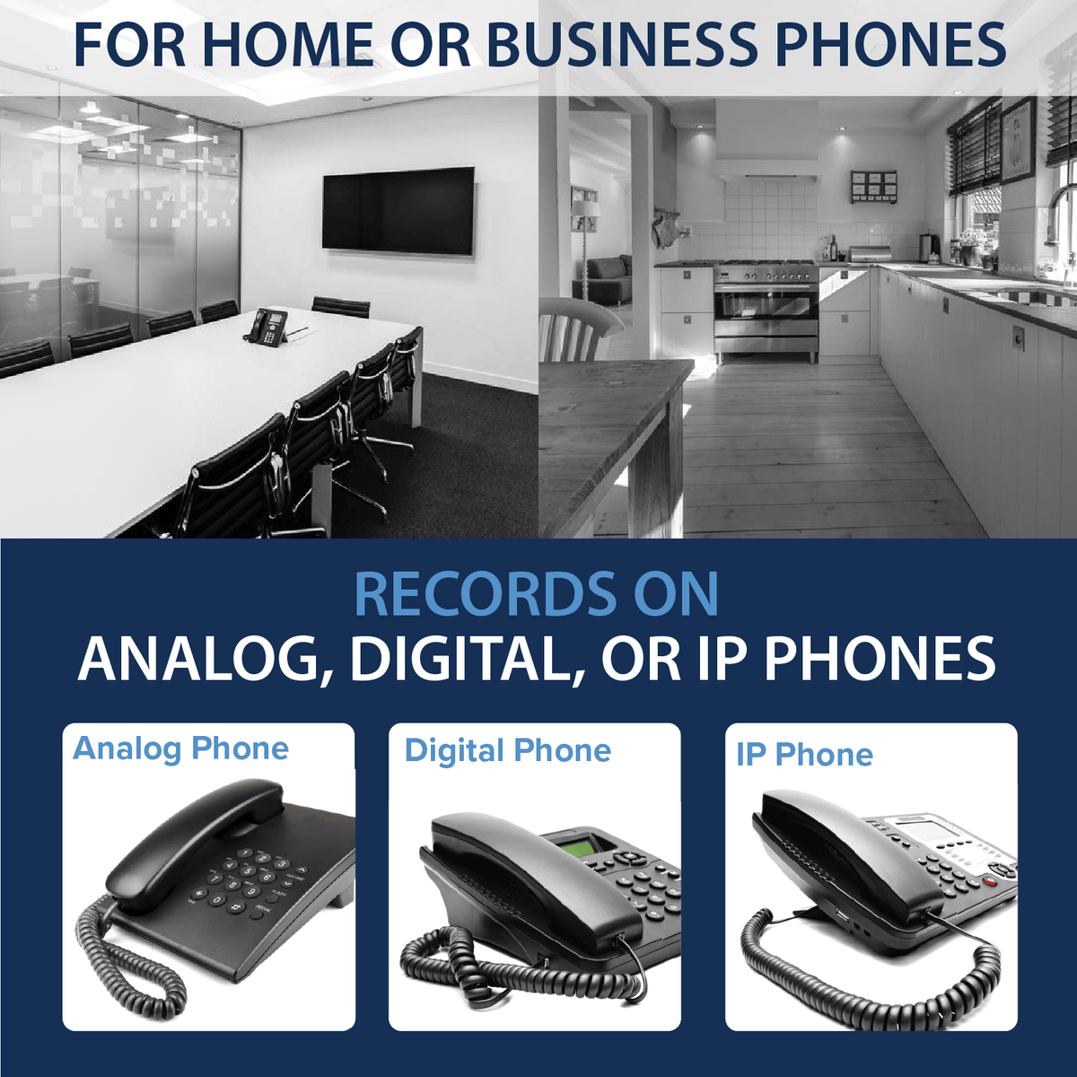 TR600 Landline Telephone Call Recorder | Phone Recording Device ...